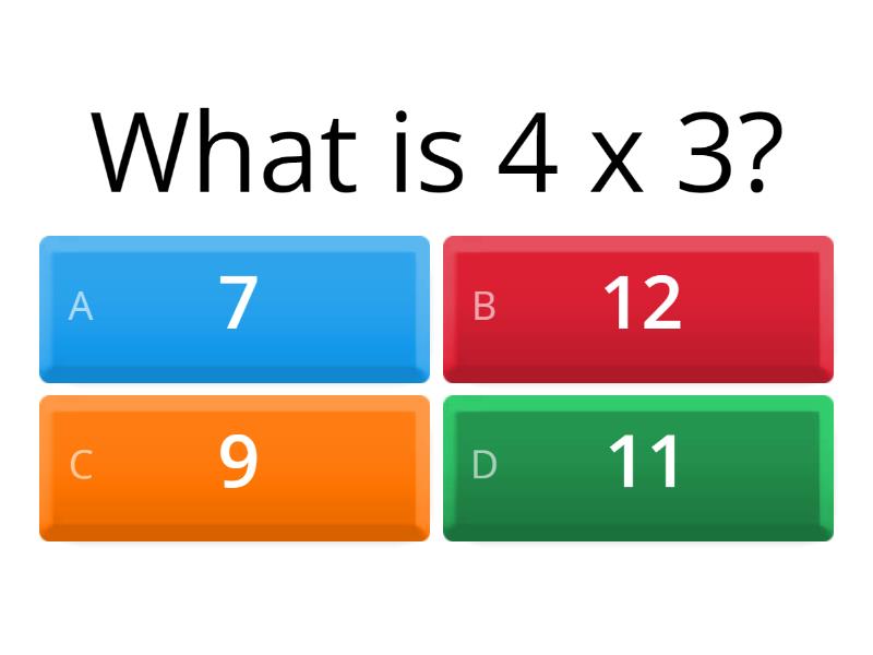 Multiplication and Division Mastery - Quiz