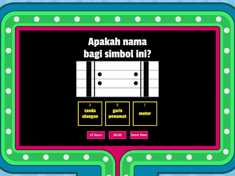terminologi muzik - Gameshow quiz
