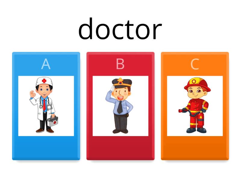 C1- DAY 1 (teacher, doctor, police officer ,firefighter) - Questionário