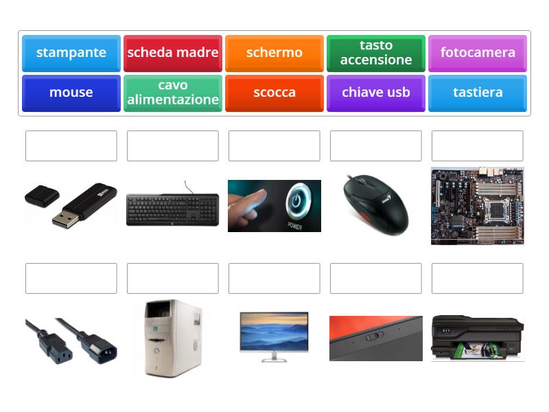 Componenti hardware - Match up
