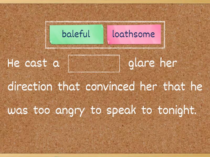 Beowulf Vocabulary - Complete the sentence