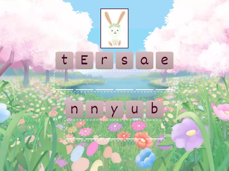 Easter vocabulary - Anagram