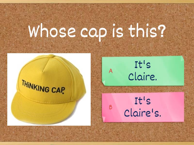 KB2 u 3 Whose...? - Quiz