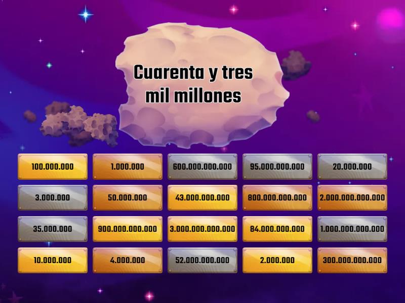 Leemos millones y billones 1 - Cada oveja con su pareja