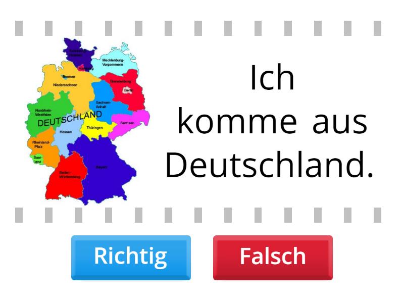 Momente A1 Lektion 1 Woher kommst du? - True or false