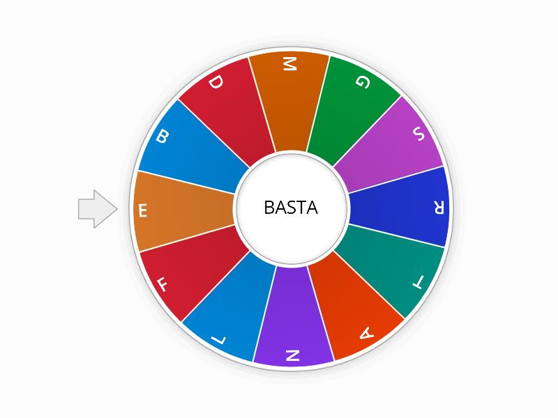 Juego del Basta - Random wheel