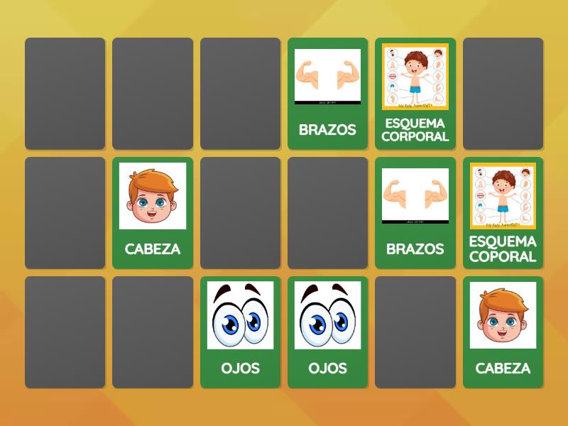 ESQUEMA CORPORAL - Matching pairs