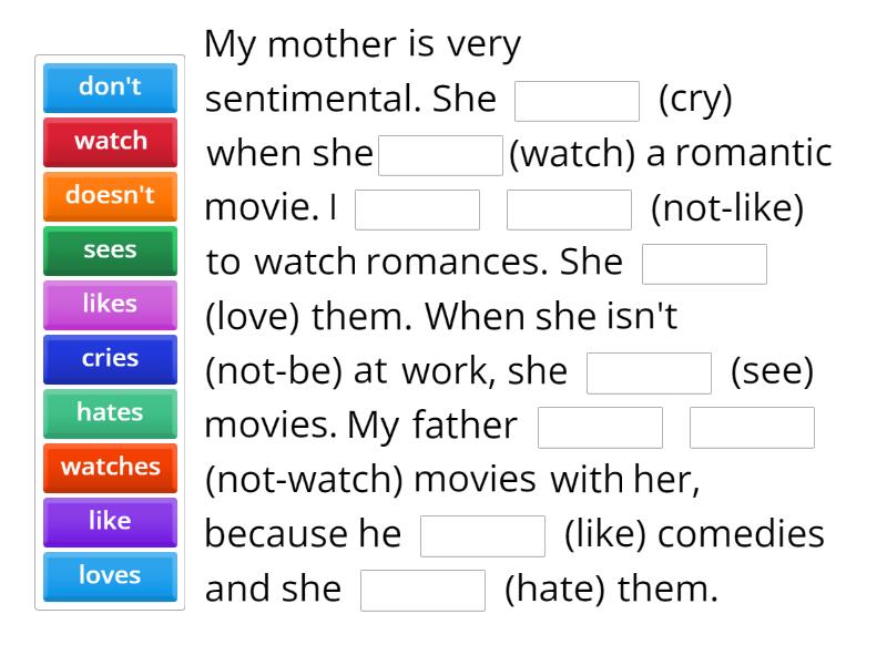 Unit 3 - Missing word