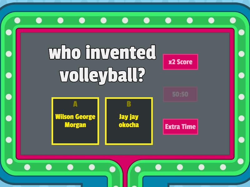 Volleyball quiz - Gameshow quiz