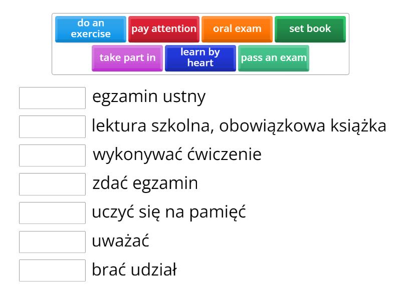 Education - Match up