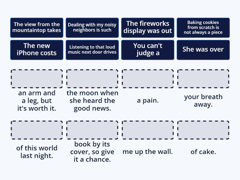 RM B2 unit 6 idioms - Match up
