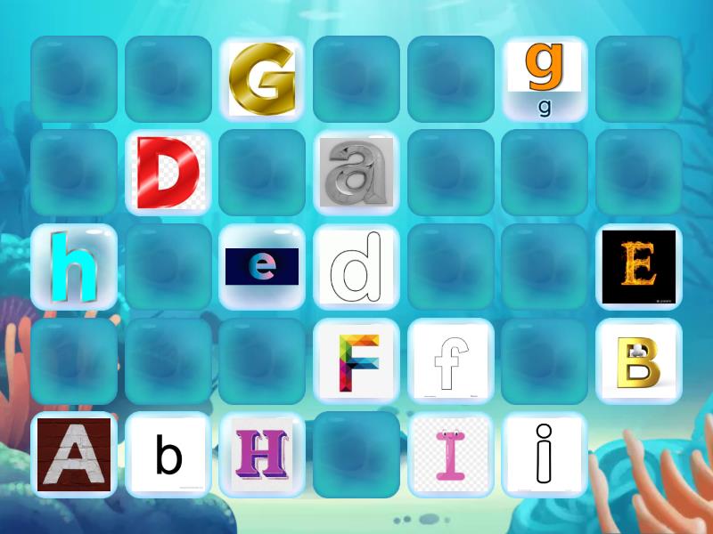 Pairing Alphabet - Matching pairs