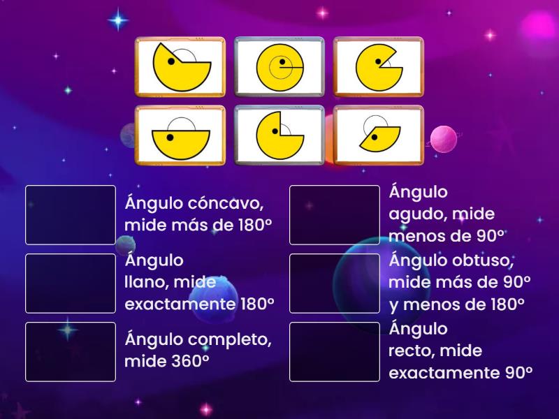 Pacman: tipos de ángulos. - Match up