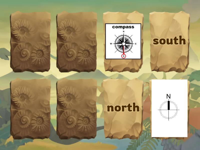 a compass - Matching pairs