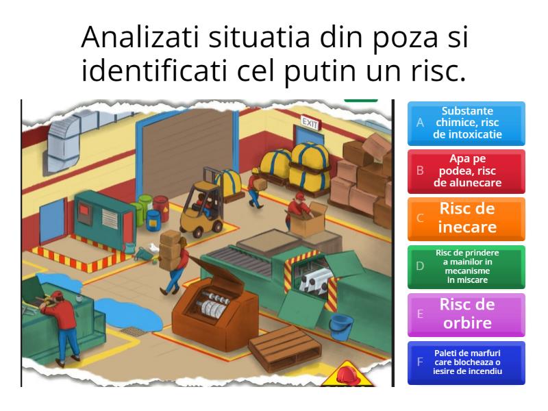Riscuri de accidentare la locul de munca - Quiz