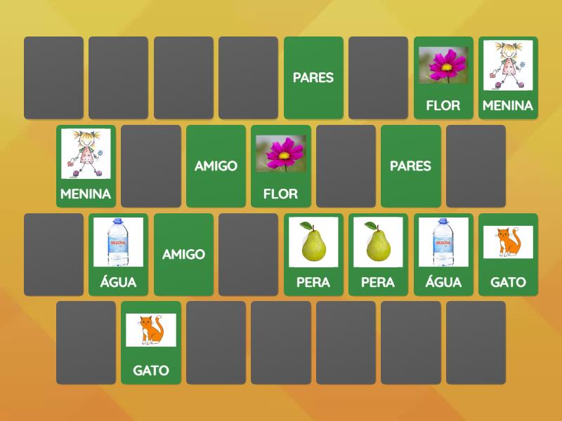 JOGO DA MEMORIA - Matching pairs