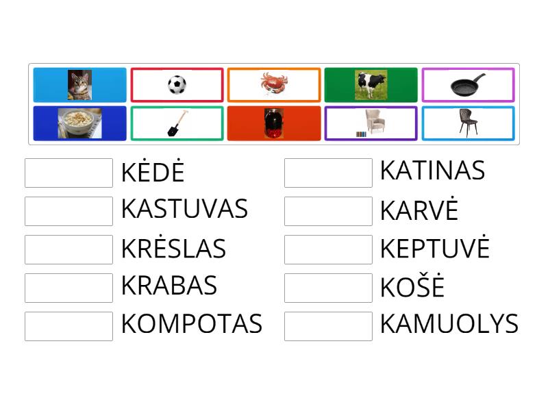 Raidė K - Rask tinkamą