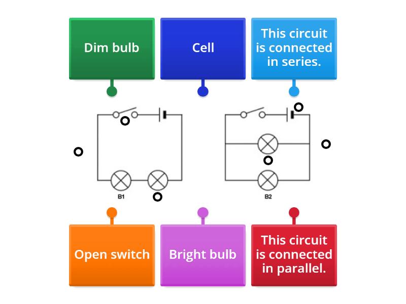 Gr 8_ Series and parallel circuits - Labelled diagram