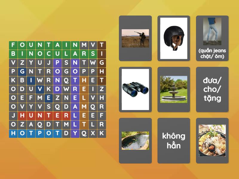 STARTERS - VOCAB FOR SPEAKING - Wordsearch
