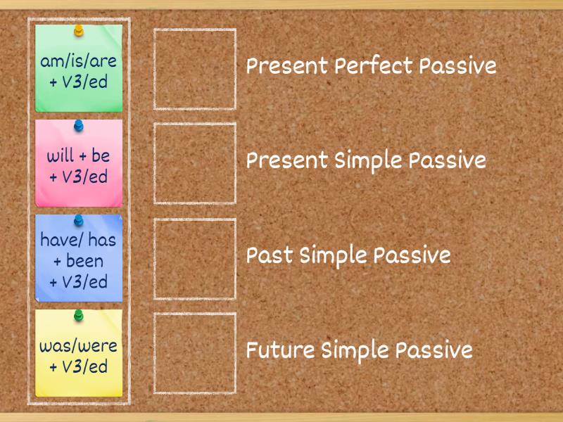 7B Focus 3 Passive Voice - Match up