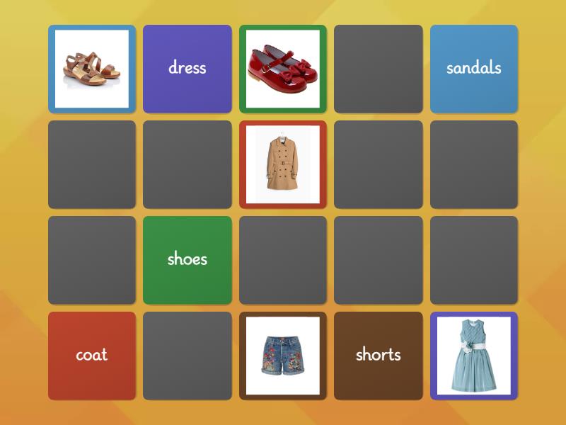 Clothes | Part 2 - Matching pairs