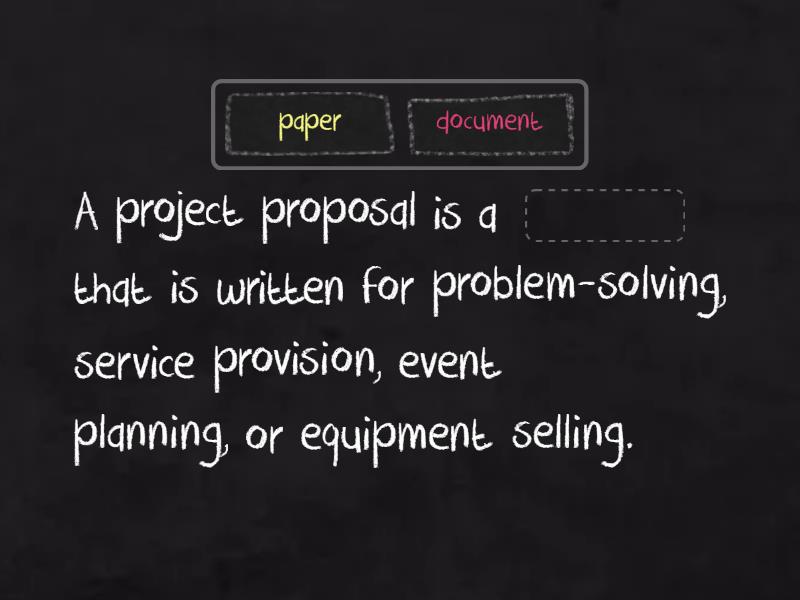 Project Proposal - Complete the sentence
