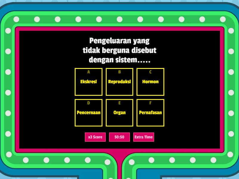 Quiz Pembelajaran IPA - Gameshow quiz
