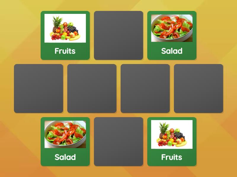 EATING HABITS - Matching pairs