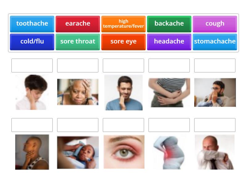 Health: symptoms matching (E1) - Match up