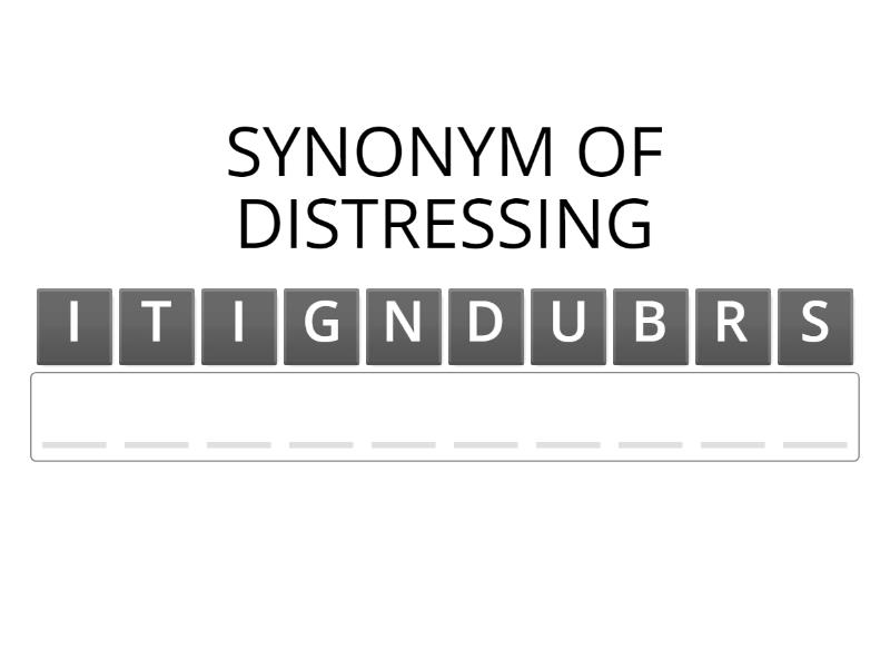 ADJECTIVES UNIT 7 TEE11 Anagram