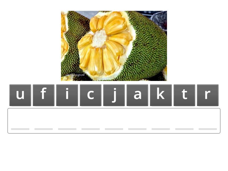 fruits - Anagram