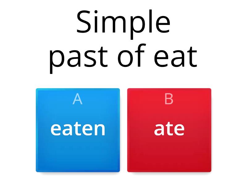 Simple Past and Past Participle verbs - Quiz