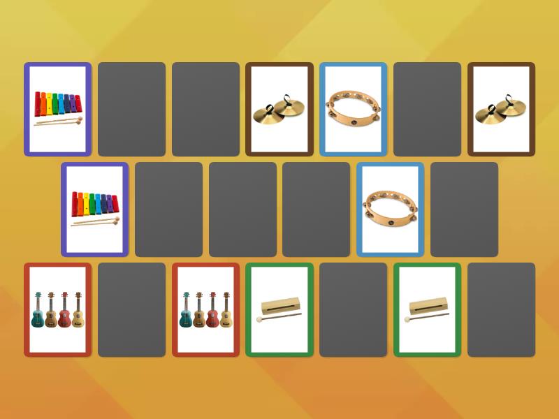 Instruments musicals - Matching pairs