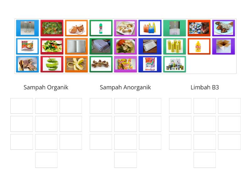 9B Sampah Organik dan Anorganik Primabo - Group sort