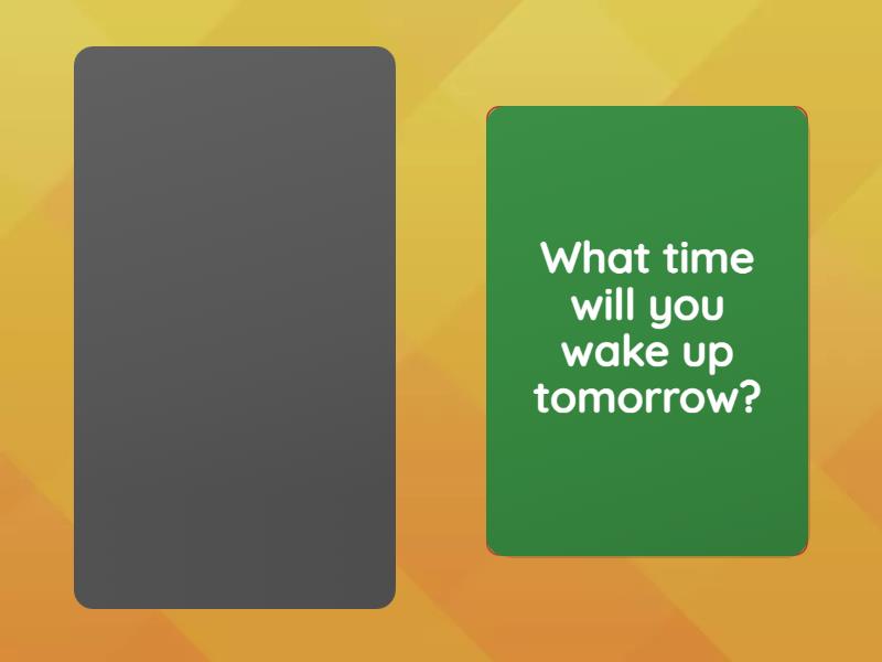 Practice Future Simple/Be Going to - Speaking cards