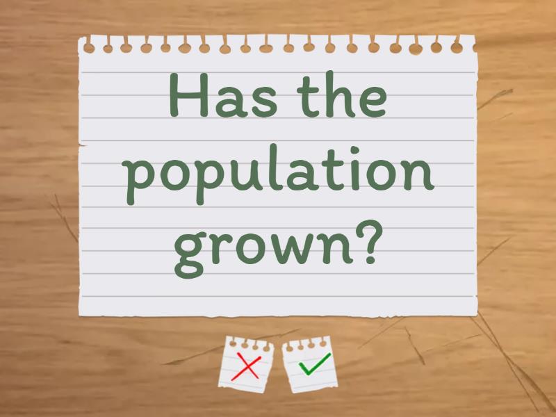 population - Flash cards