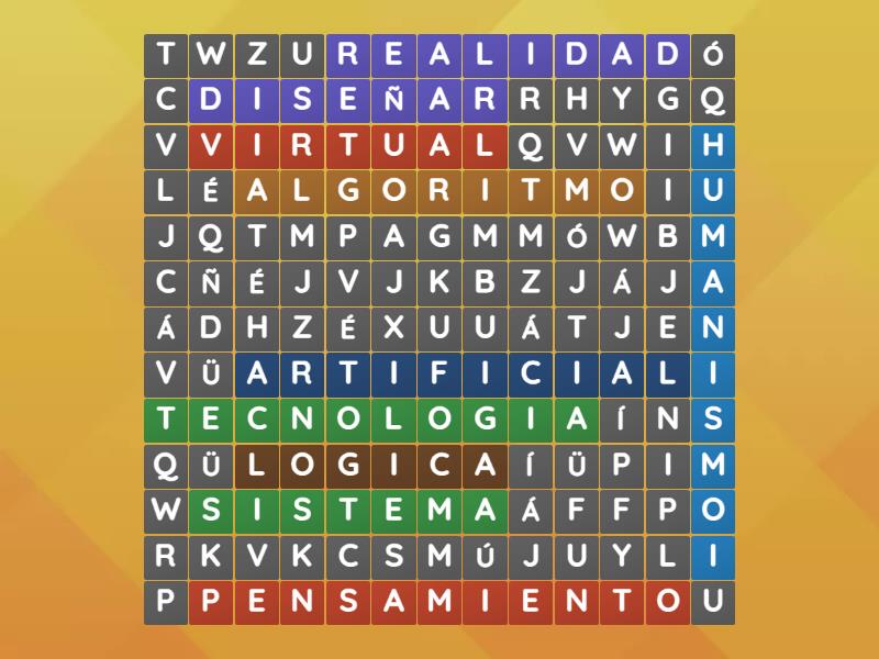 Inteligencia artificial - Sopa de letras