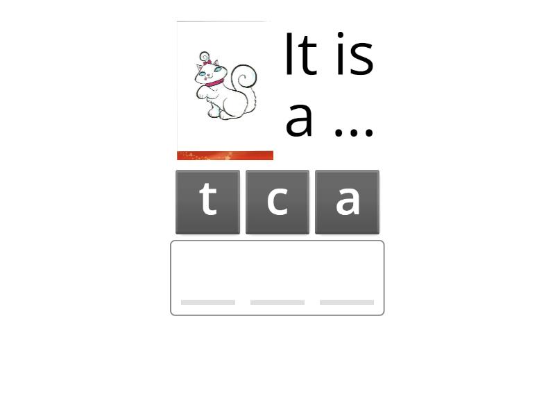 Kid's box 1. Unit 5. Our pets. (Quiz) - Anagram