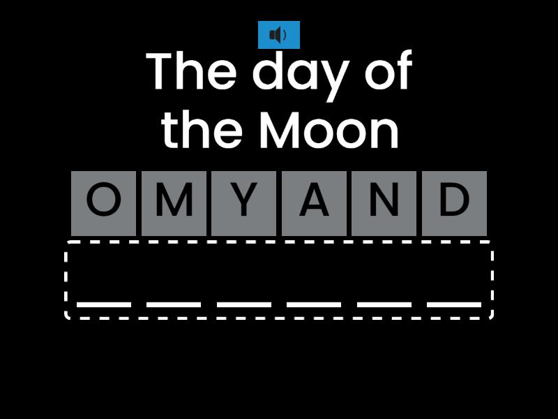 Days of the Week - Anagram