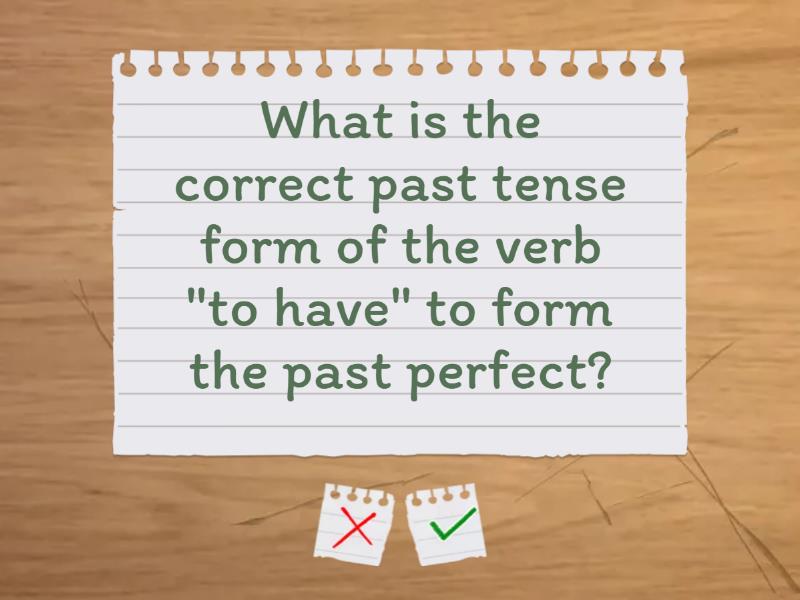 Past Perfect - Flash cards