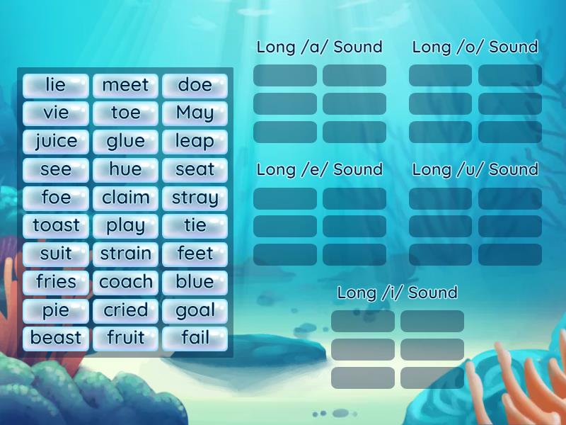 Lesson 51: Phonetic Skill 5 and Adjacent Vowels - Group sort
