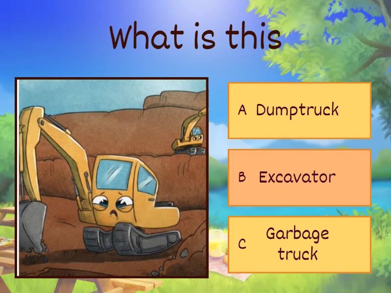 The Excavator who didn't want to DIG! - Quiz