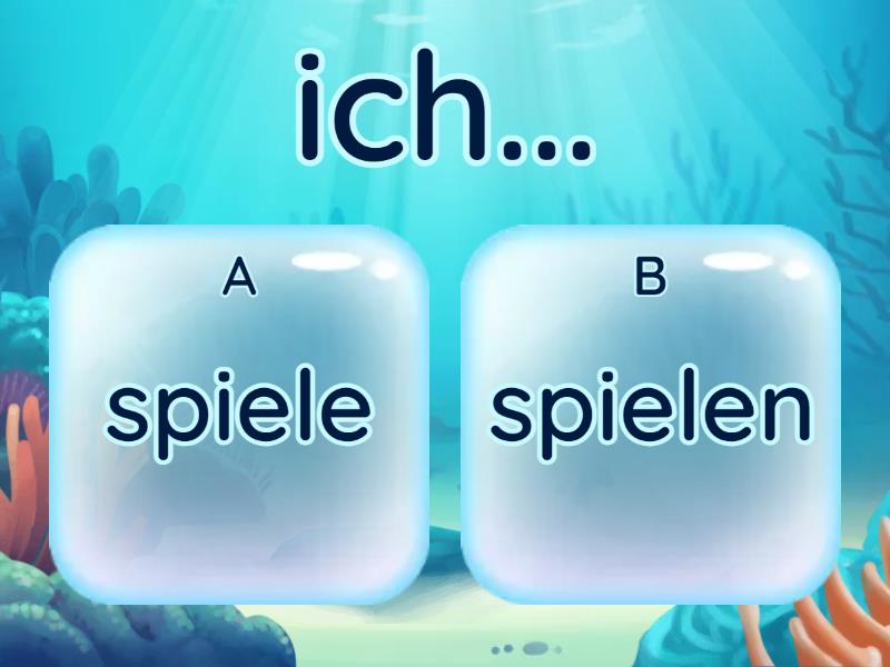 Verbkonjugation Ich-Du-Wir - Test