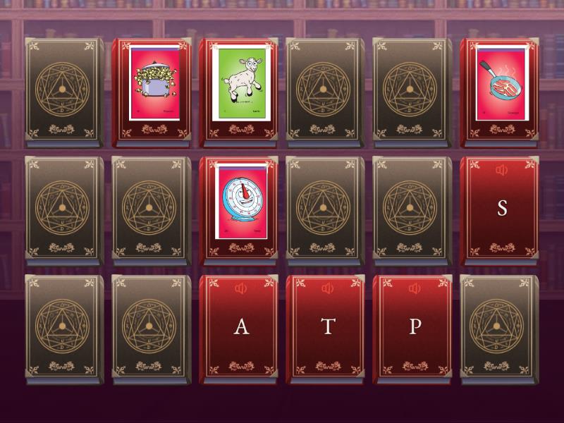 Letter sounds practice - SAT PIN FJD - Parejas