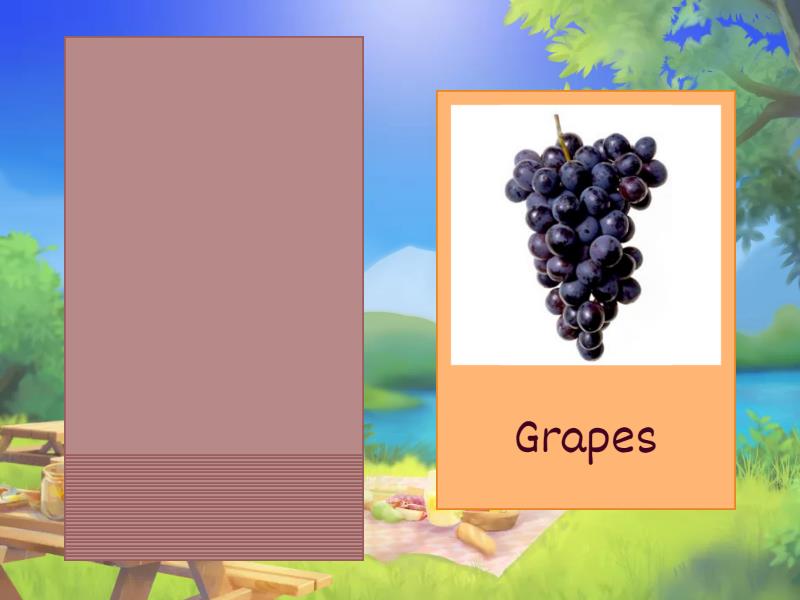 Fruits - Vocabulary - Speaking cards