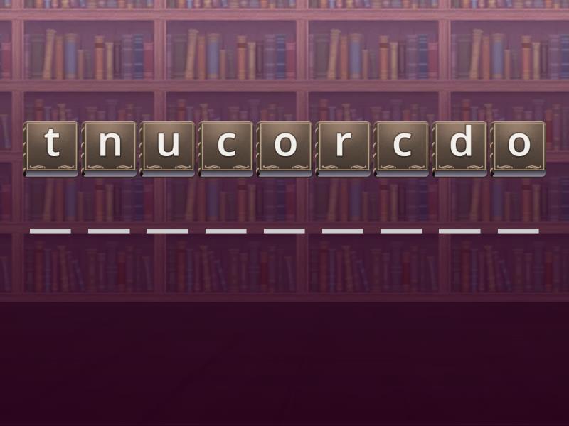 Order words - Anagram