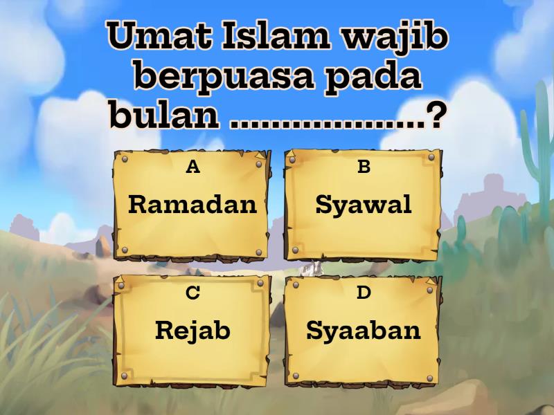 KUIZ RAMADAN TAHAP 1 SKPBB K9 2024 - Quiz