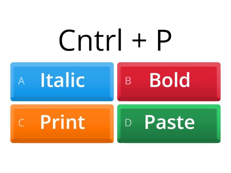 Excel Keyboard Shortcuts (SK) - Quiz