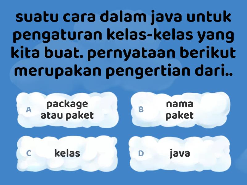 Paket dalam java - Quiz