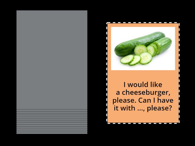 Lesson 11 In The Restaurant Speaking Cards